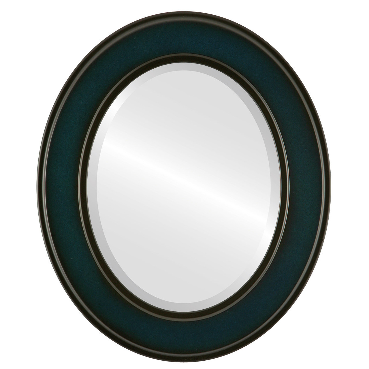 Contemporary Blue Round Mirrors from $111 | Free Shipping