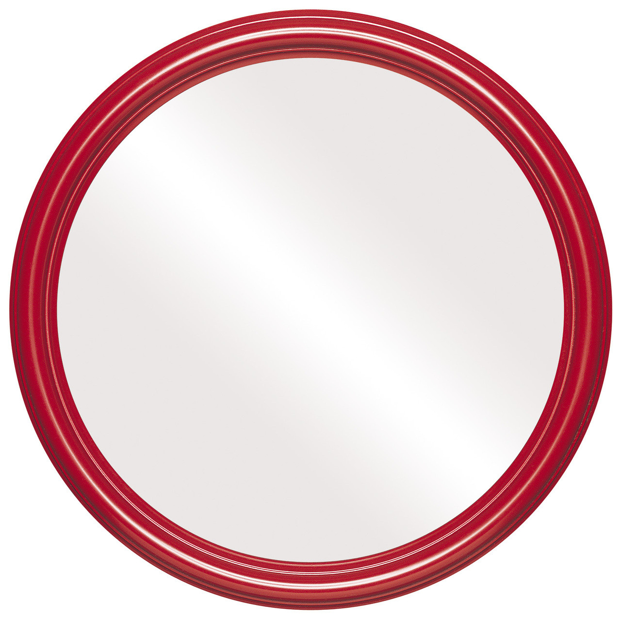 Antique Red Round Mirrors from $103 | Free Shipping