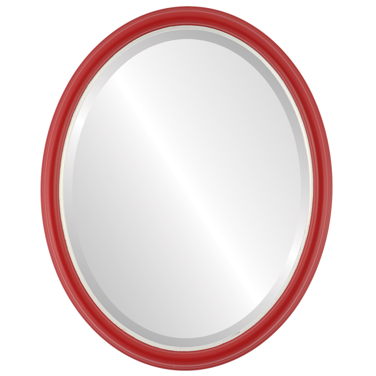 Antique Red Round Mirrors from $126 | Free Shipping