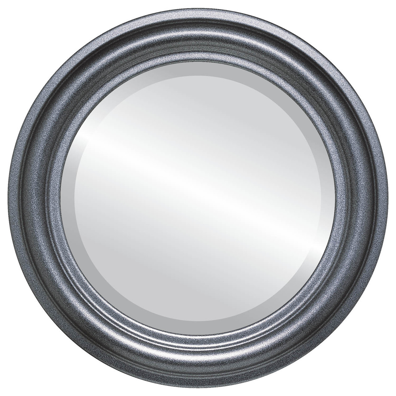Contemporary Silver Round Mirrors from $142 | Free Shipping
