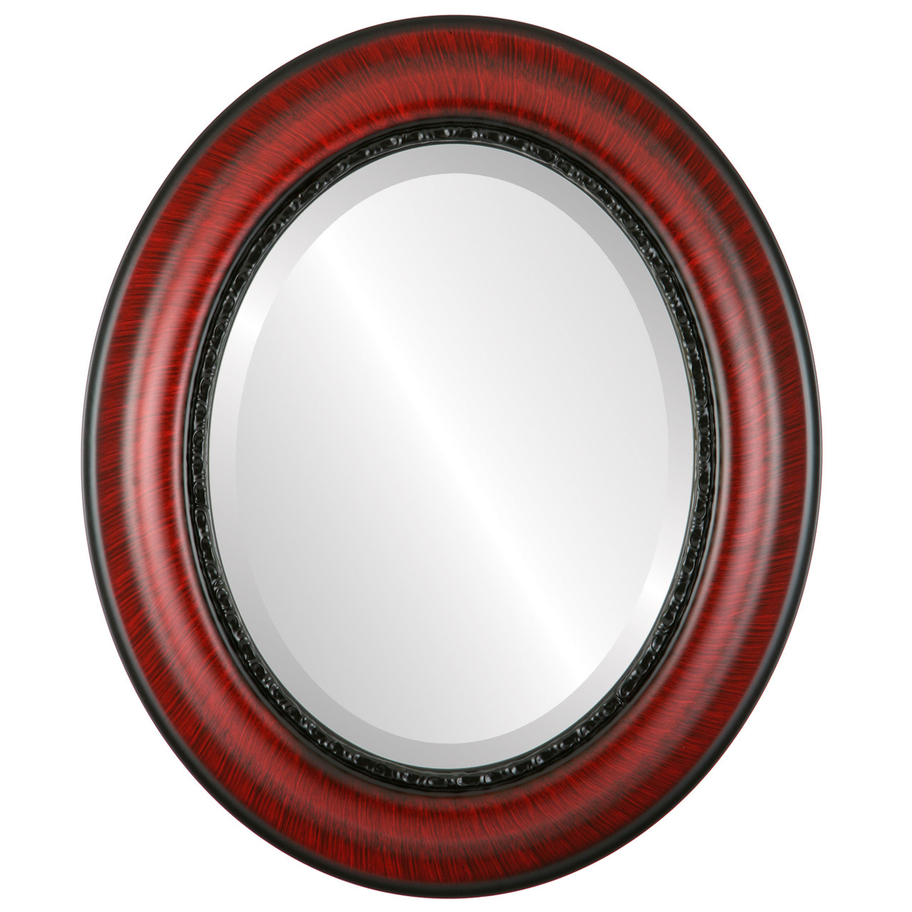 Vintage Red Round Mirrors from $146 | Free Shipping