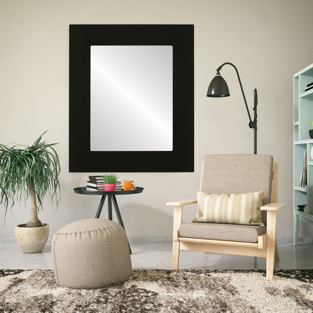 Contemporary Black Rectangle Mirrors from $111 | Free Shipping