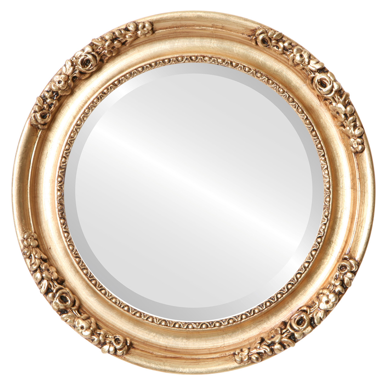 Vintage Gold Round Mirrors from $146 | Free Shipping
