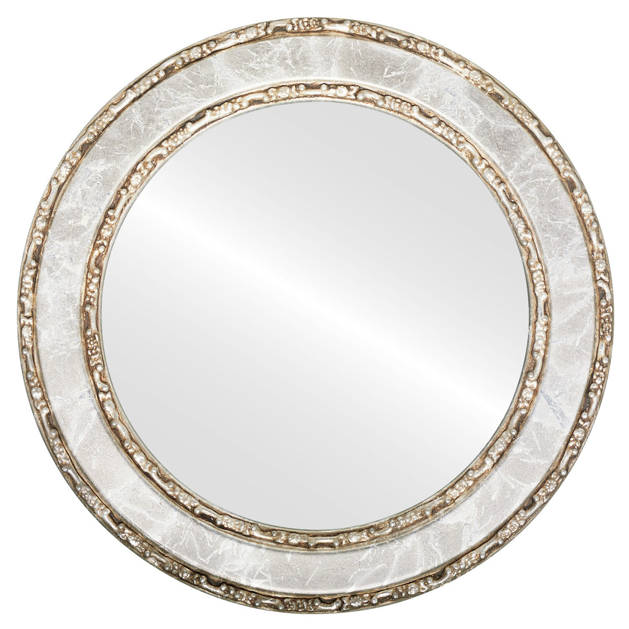 Decorative Silver Round Mirrors from $153 | Free Shipping