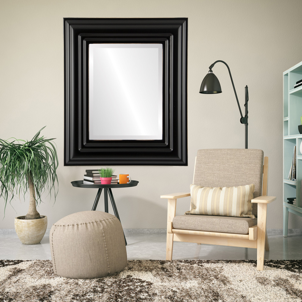 Contemporary Black Round Mirrors from $146 | Free Shipping
