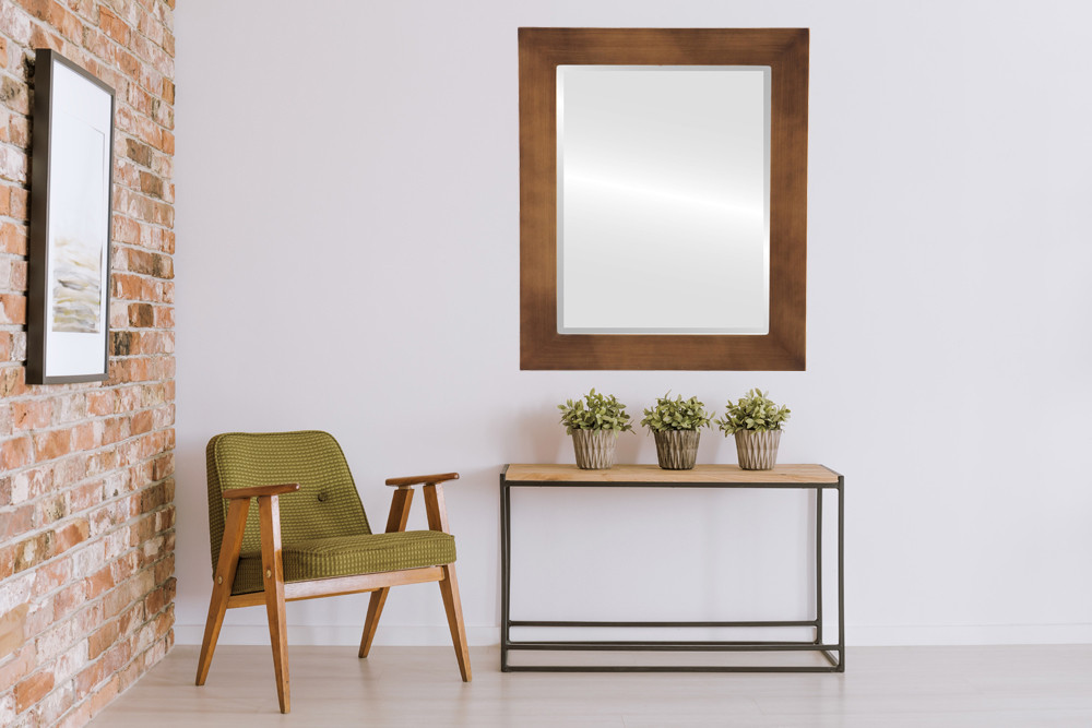 Contemporary Gold Rectangle Mirrors from $111 | Free Shipping