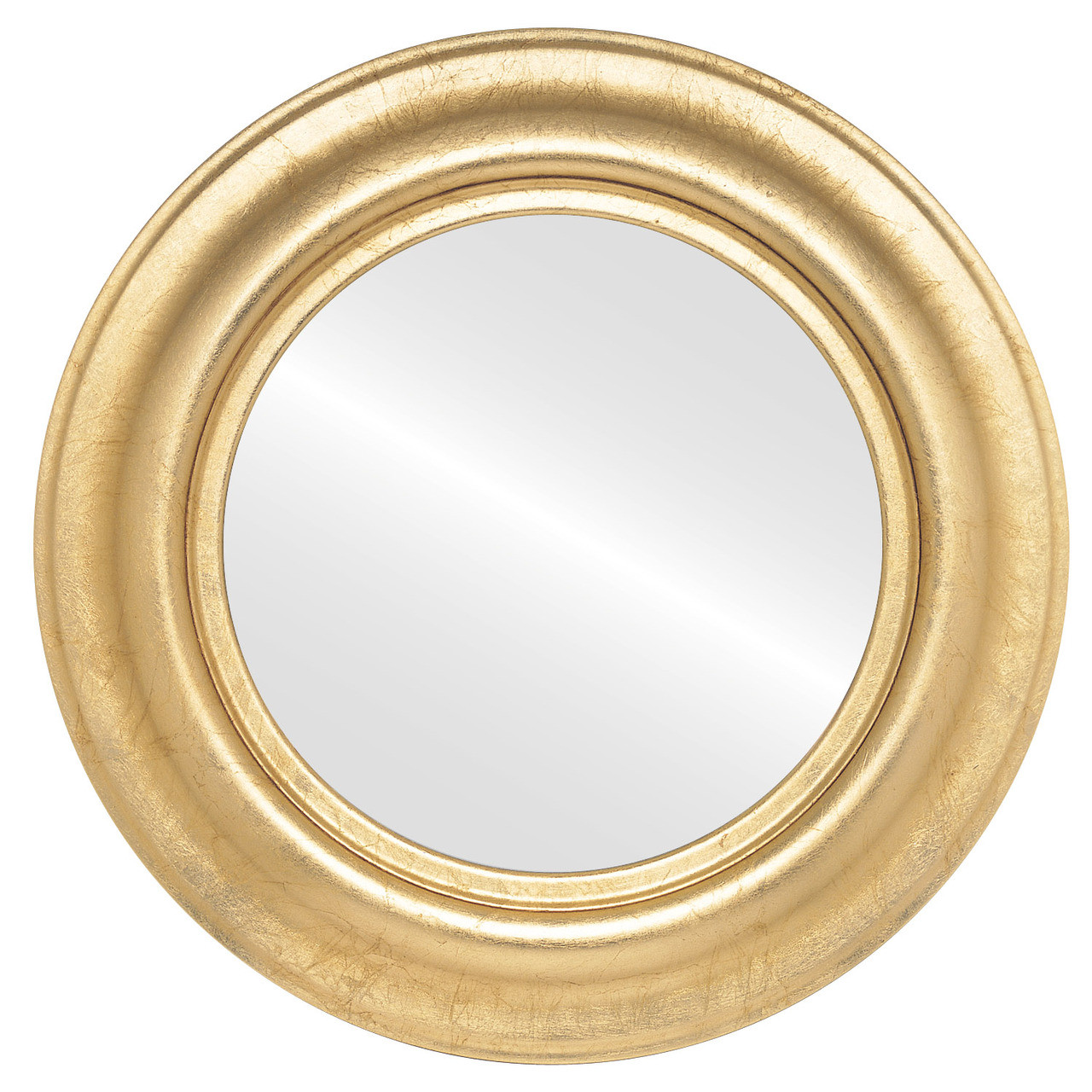 Contemporary Gold Round Mirrors from $142 | Free Shipping