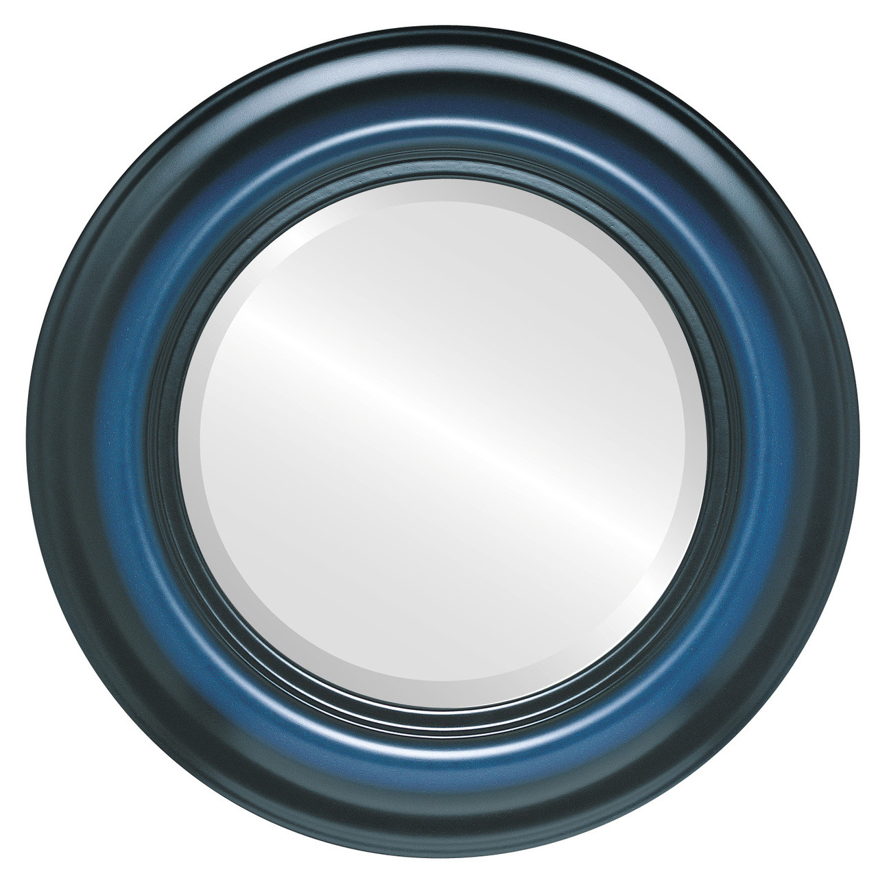 Contemporary Blue Round Mirrors from $119 | Free Shipping