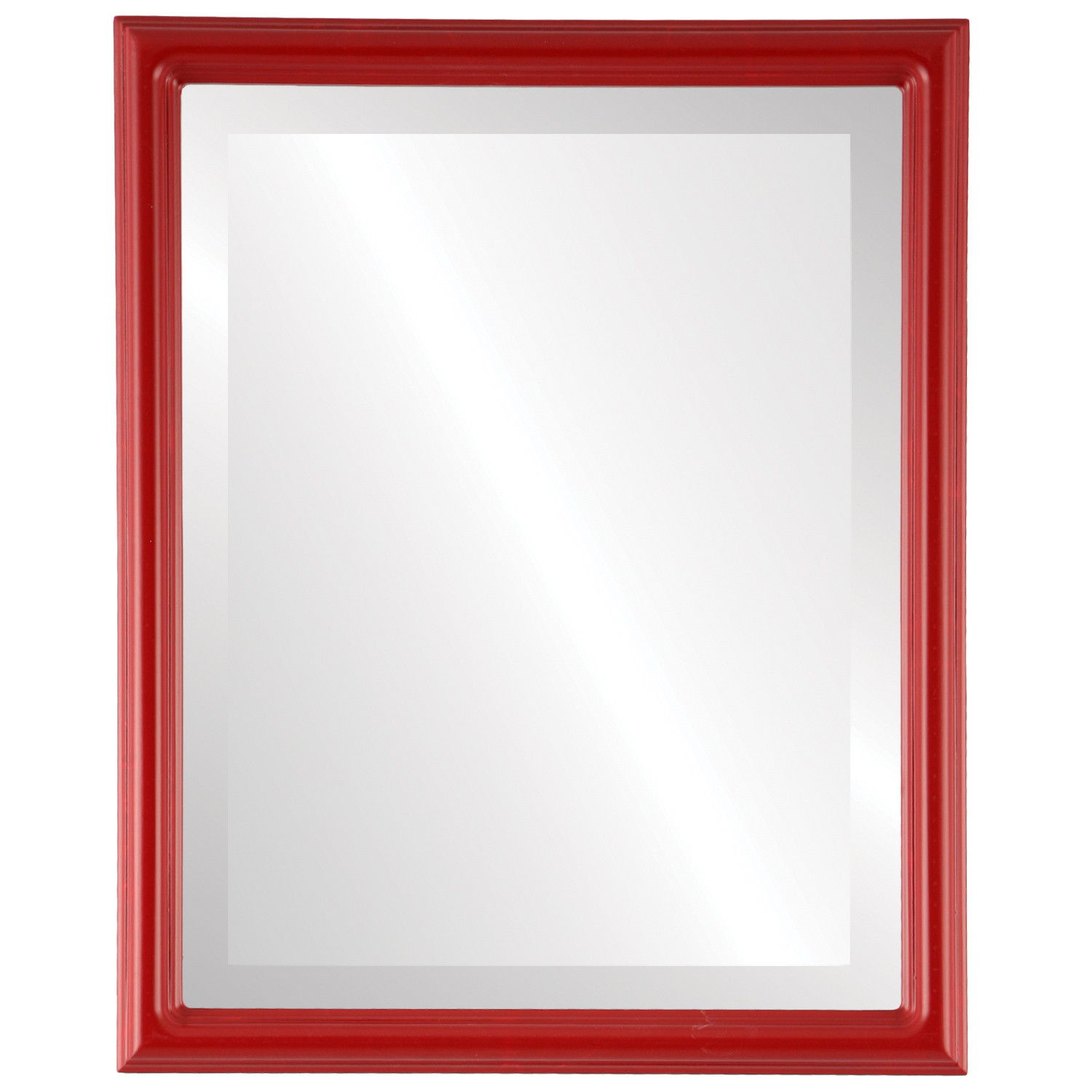 Antique Red Round Mirrors from $103 | Free Shipping