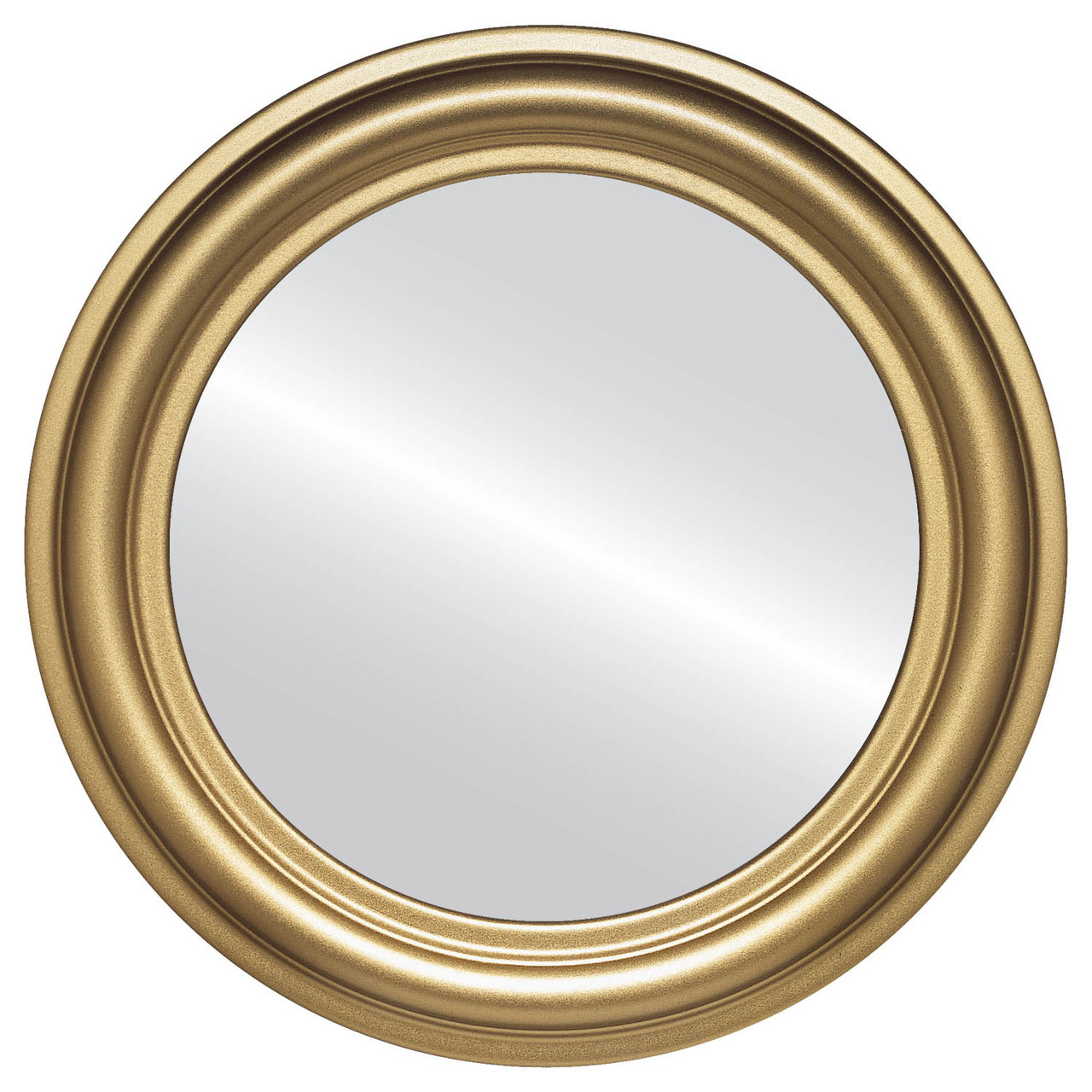 Contemporary Gold Round Mirrors from $119 | Free Shipping