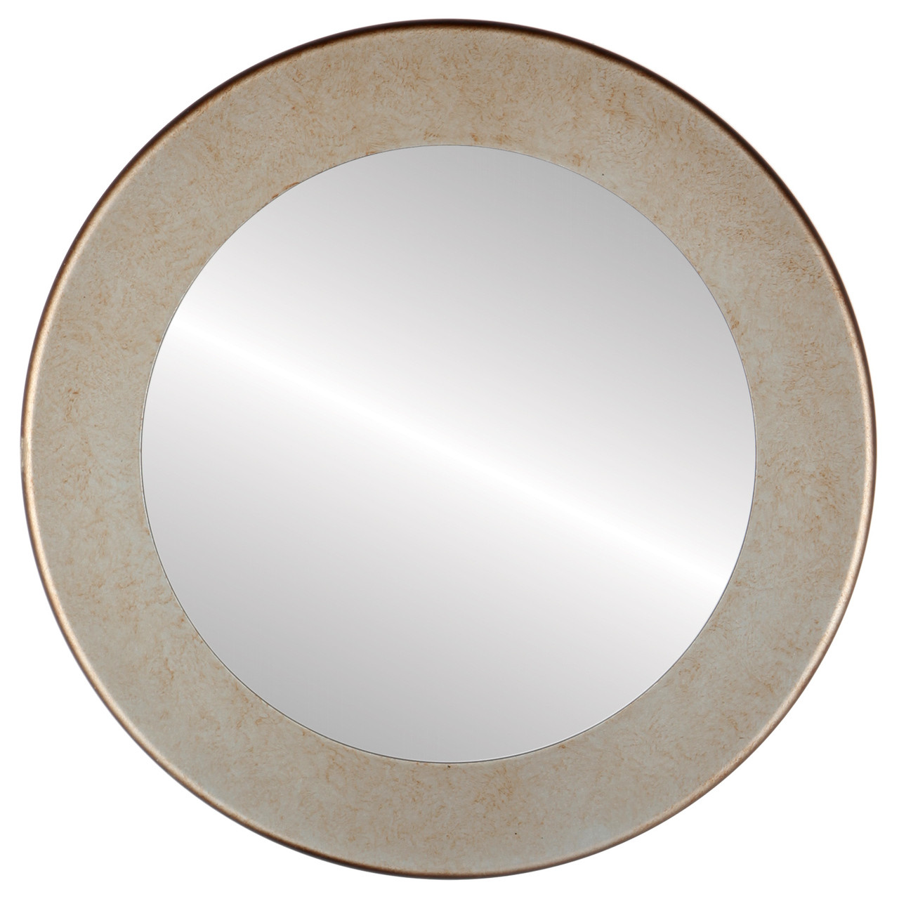 Contemporary Silver Round Mirrors from $111 | Free Shipping