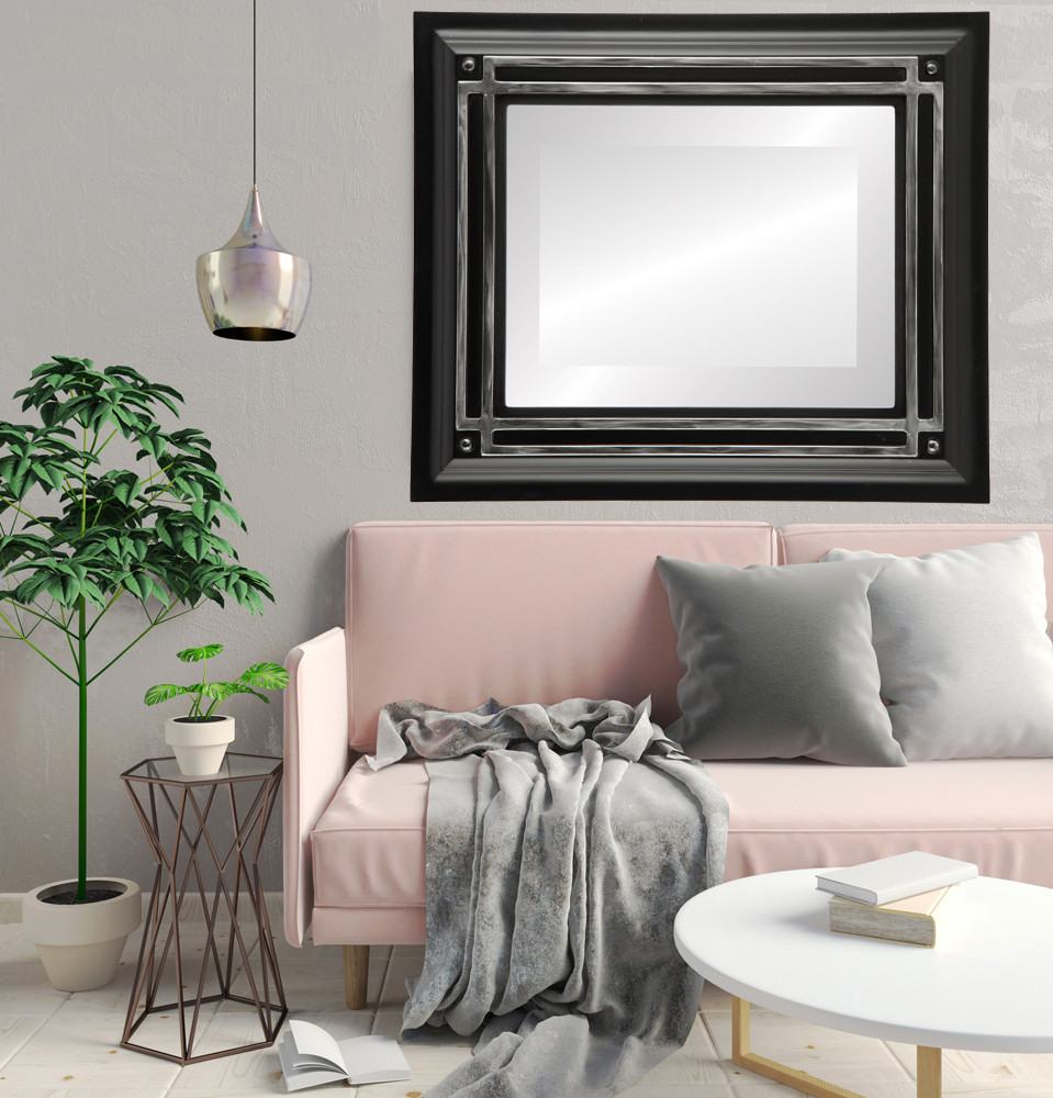 Decorative Silver Rectangle Mirrors from $119 | Free Shipping
