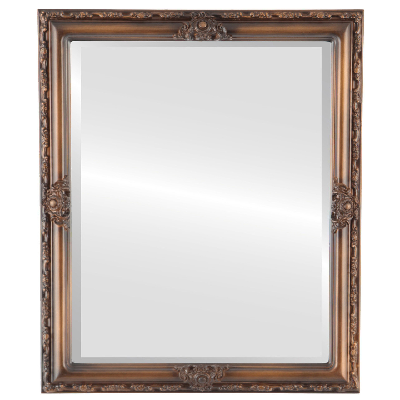 Rubbed Bronze Rectangle Mirrors | The Oval and Round Mirror Store