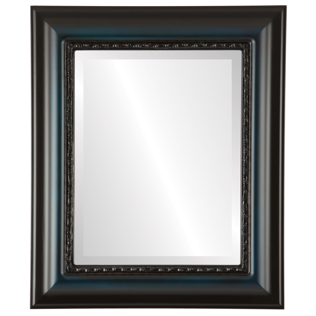 Chicago Rectangle Framed Mirror - Silver Leaf Brown|OVALCREST