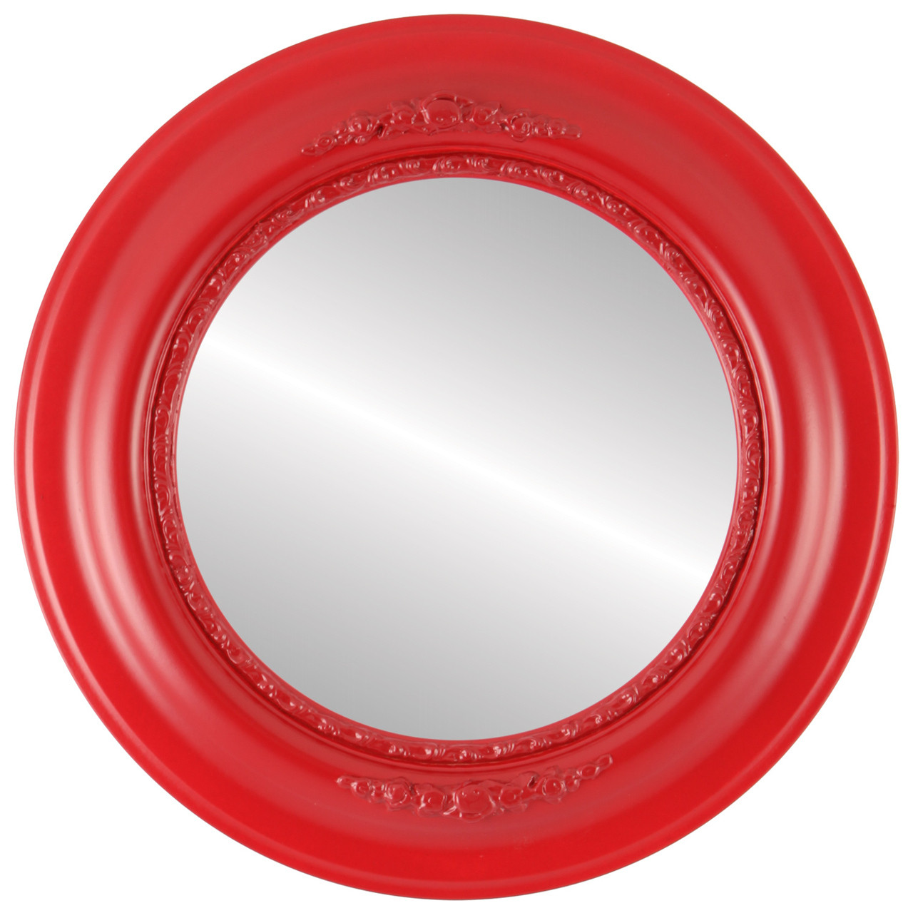 Vintage Red Round Mirrors from $146 | Free Shipping