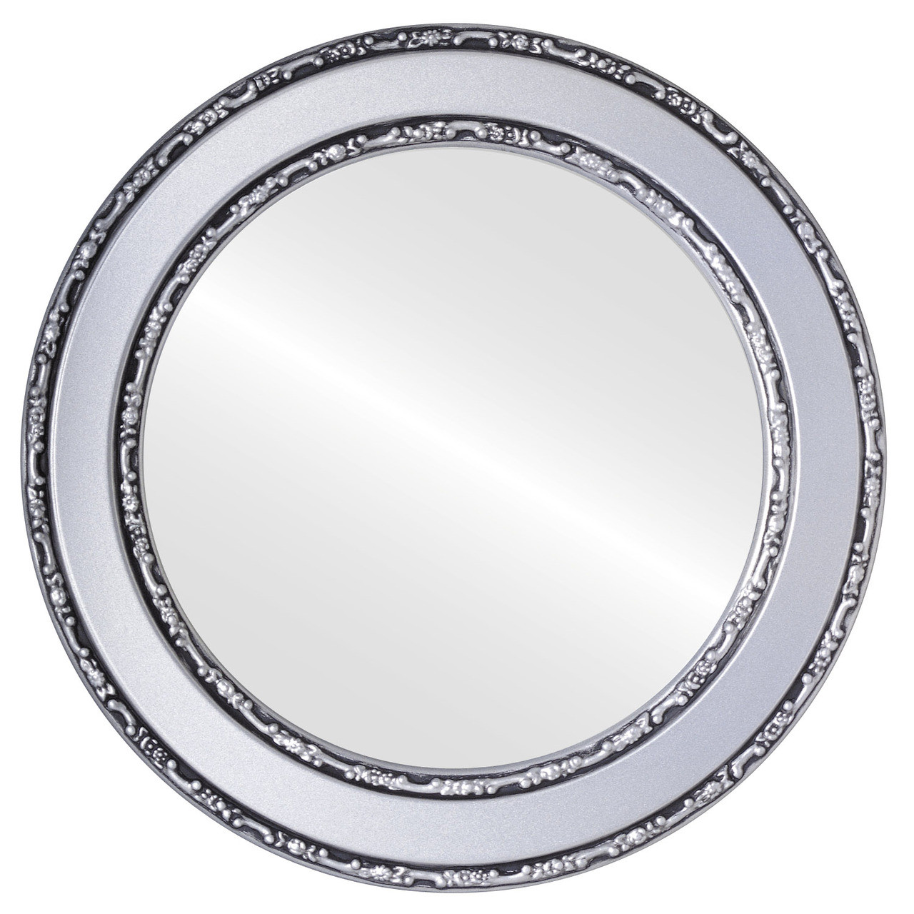 Decorative Silver Round Mirrors from $127 | Free Shipping