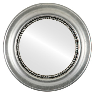 Decorative Silver Round Mirrors from $177 | Free Shipping