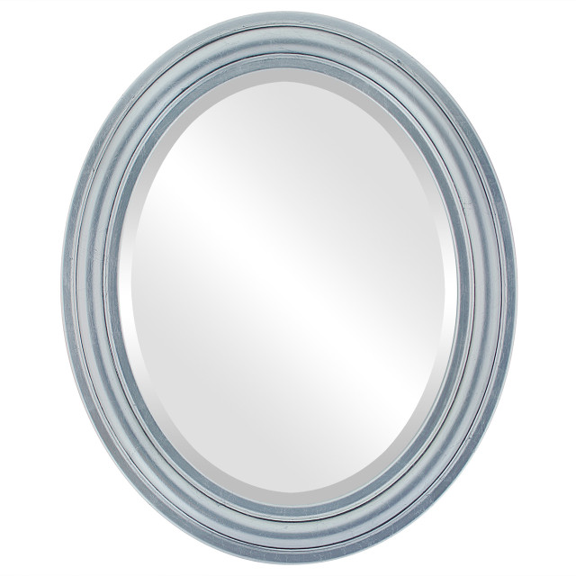 Contemporary Silver Round Mirrors from $142 | Free Shipping