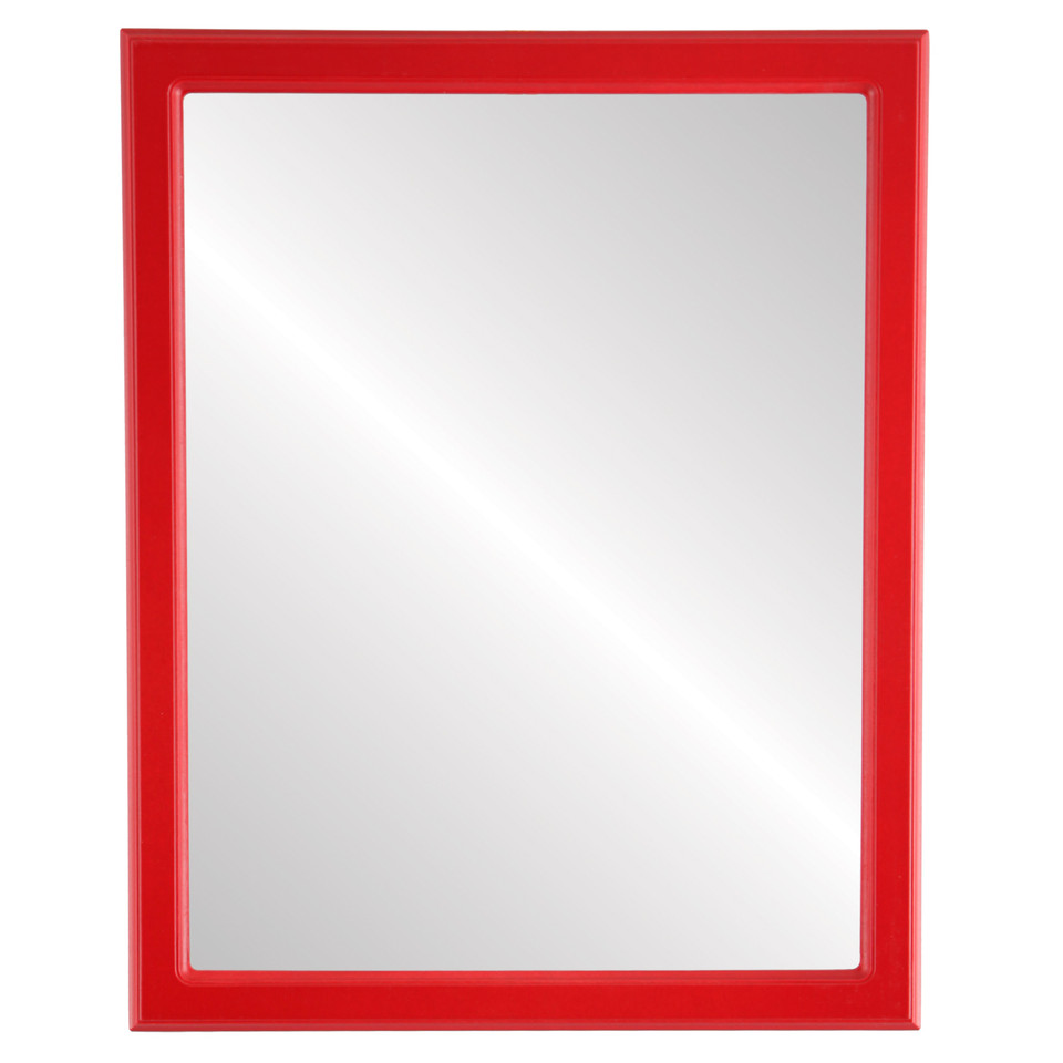 Contemporary Red Rectangle Mirrors from $97 | Free Shipping