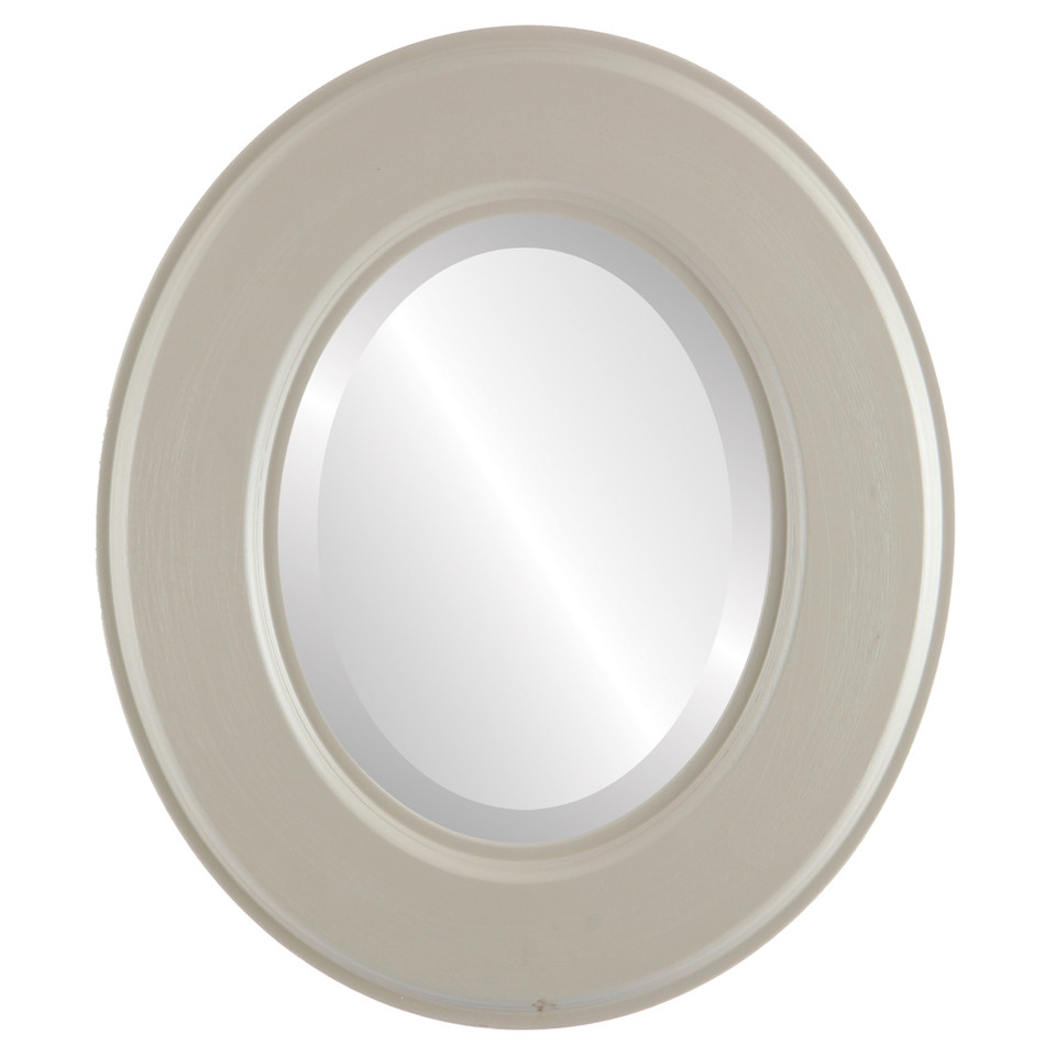 Contemporary Light Brown Round Mirrors from $136 | Free Shipping