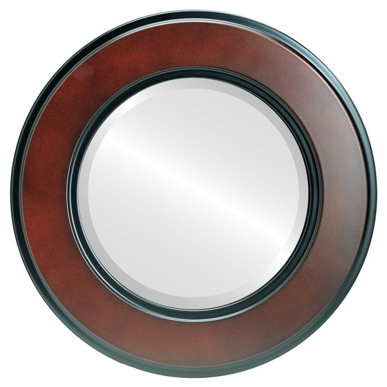 Contemporary Red Round Mirrors from $111 | Free Shipping