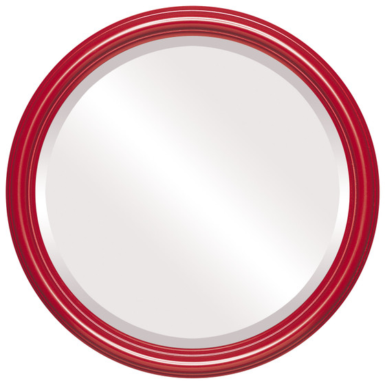 Antique Red Round Mirrors from $103 | Free Shipping