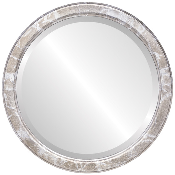 Contemporary Silver Round Mirrors from $114 | Free Shipping
