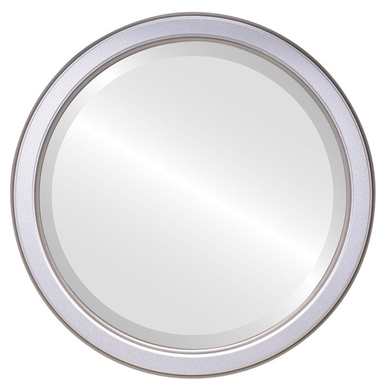 Contemporary Silver Round Mirrors from $97 | Free Shipping
