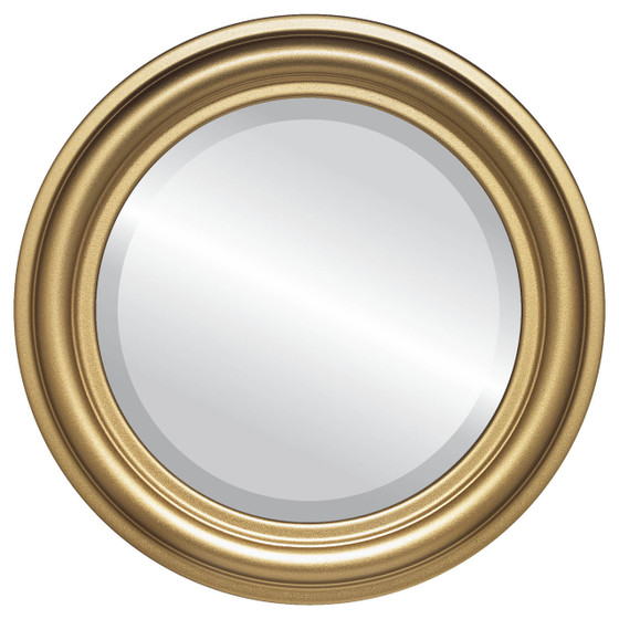 Contemporary Gold Round Mirrors from $119 | Free Shipping