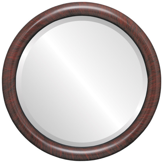 Contemporary Red Round Mirrors from $103 | Free Shipping