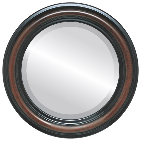 Contemporary Red Round Mirrors from $119 | Free Shipping