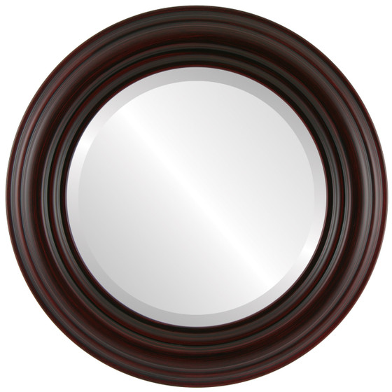 Contemporary Red Round Mirrors from $146 | Free Shipping