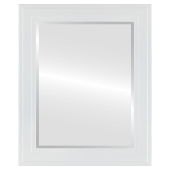 Contemporary White Rectangle Mirrors from $111 | Free Shipping