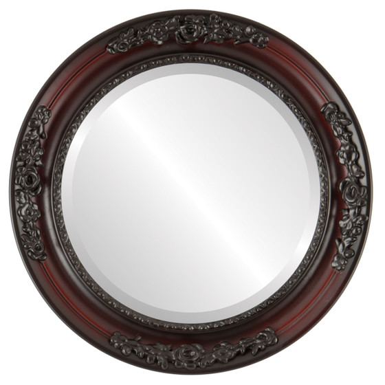 Vintage Red Round Mirrors from $146 | Free Shipping