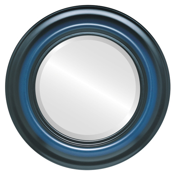 Contemporary Blue Round Mirrors from $119 | Free Shipping