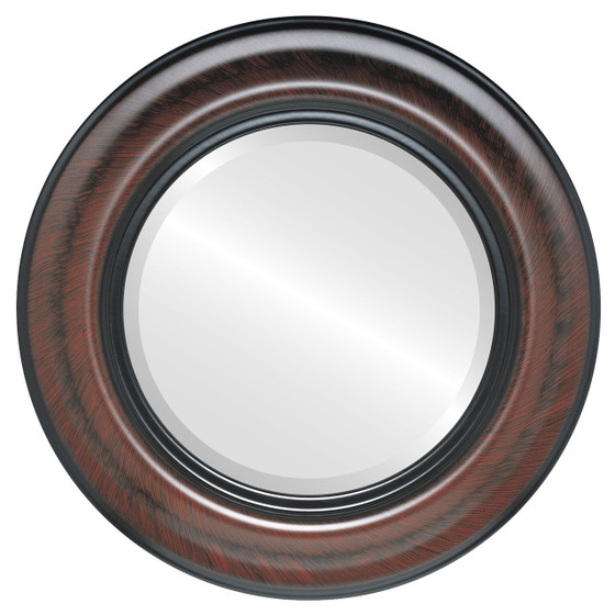 Contemporary Red Round Mirrors from $119 | Free Shipping