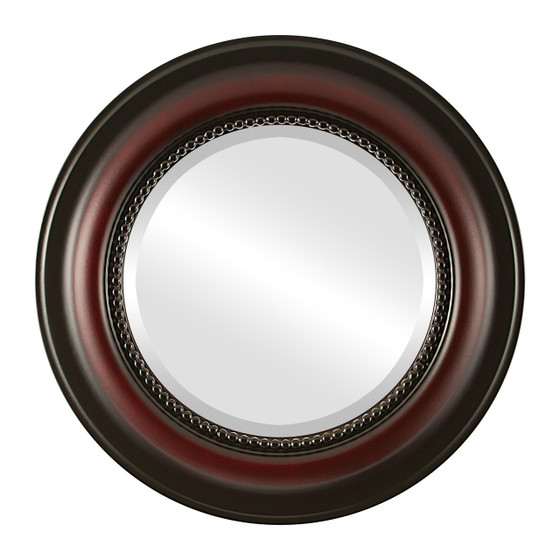Decorative Red Round Mirrors from $146 | Free Shipping