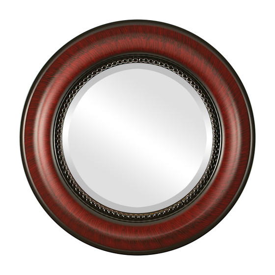 Decorative Red Round Mirrors from $146 | Free Shipping