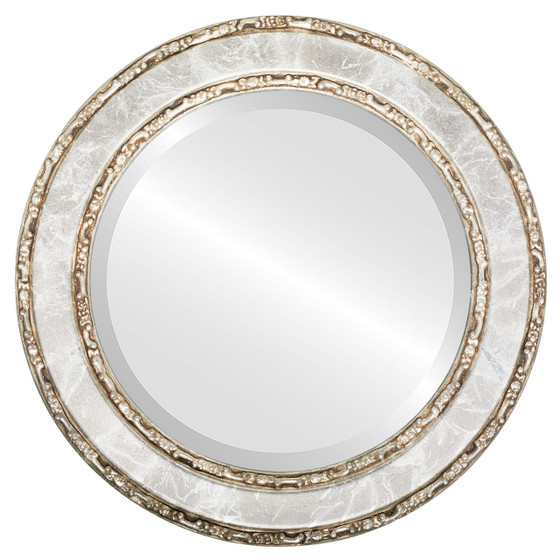 Decorative Silver Round Mirrors from $153 | Free Shipping