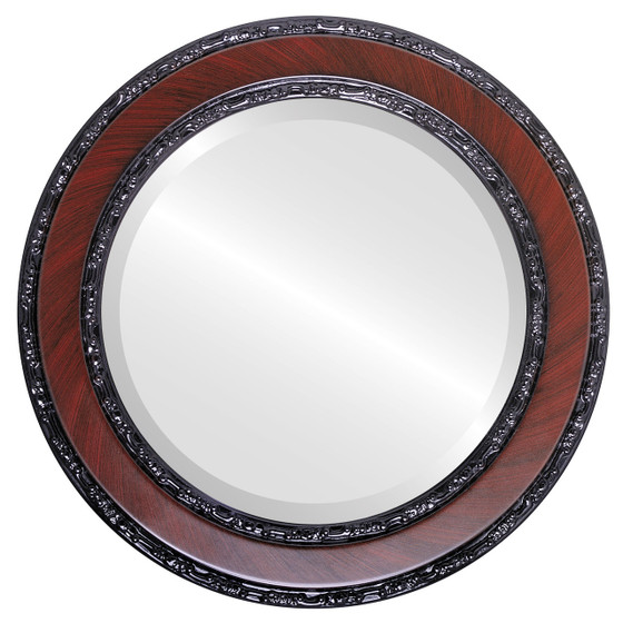 Decorative Red Round Mirrors from $127 | Free Shipping