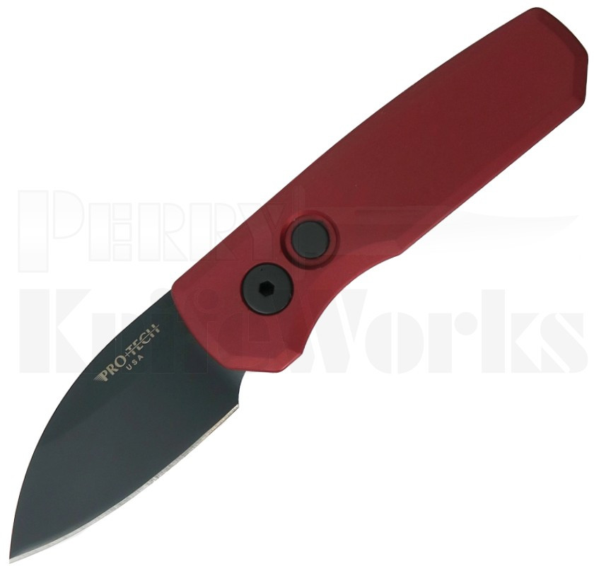 Pro-Tech Runt 5 Wharncliffe Knife Red l Black Magnacut