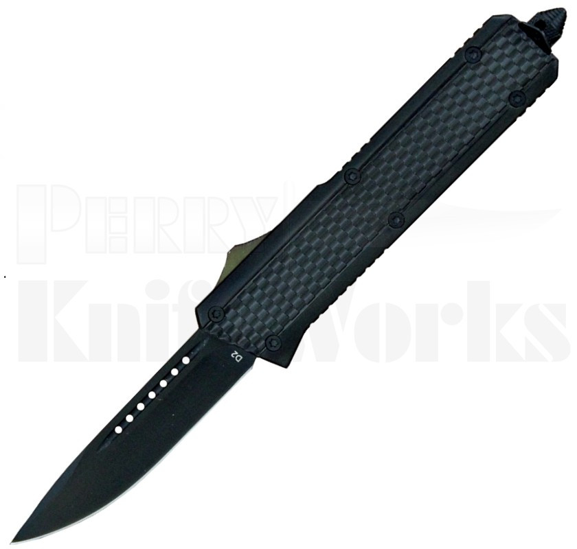 Delta Force Elite Model-B Automatic Knife Black l 3.7" Blade