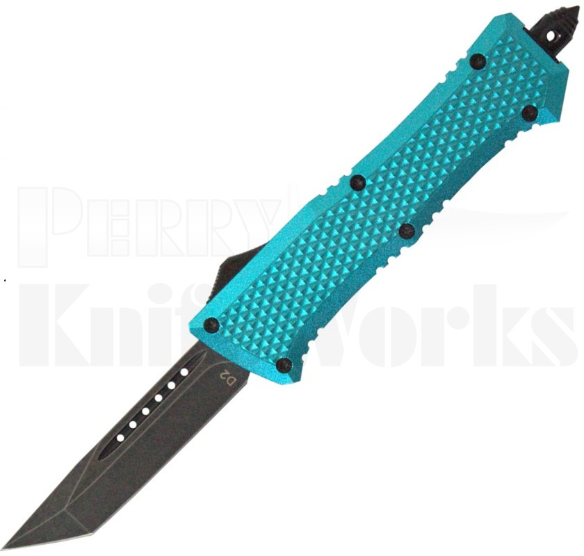 Delta Force Elite Alpha-A Tanto OTF Automatic Knife Blue