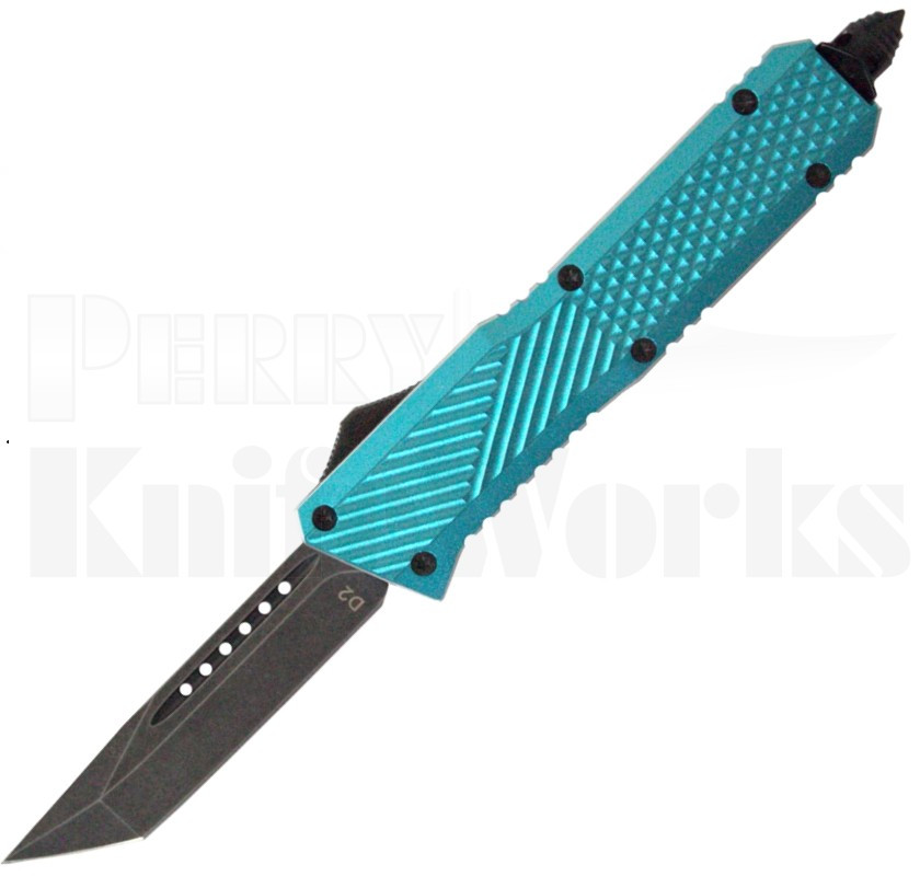 Delta Force Elite Alpha-B Tanto OTF Automatic Knife Blue