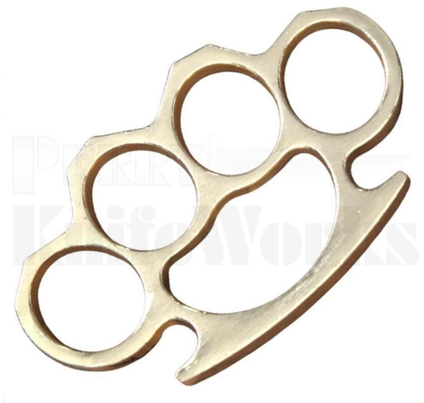 Devils Fist Heavy Duty Brass Knuckle Paper Weight l Gold Finish