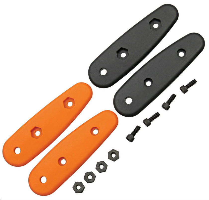 Becker BK14 Handle Scales - Orange & Black