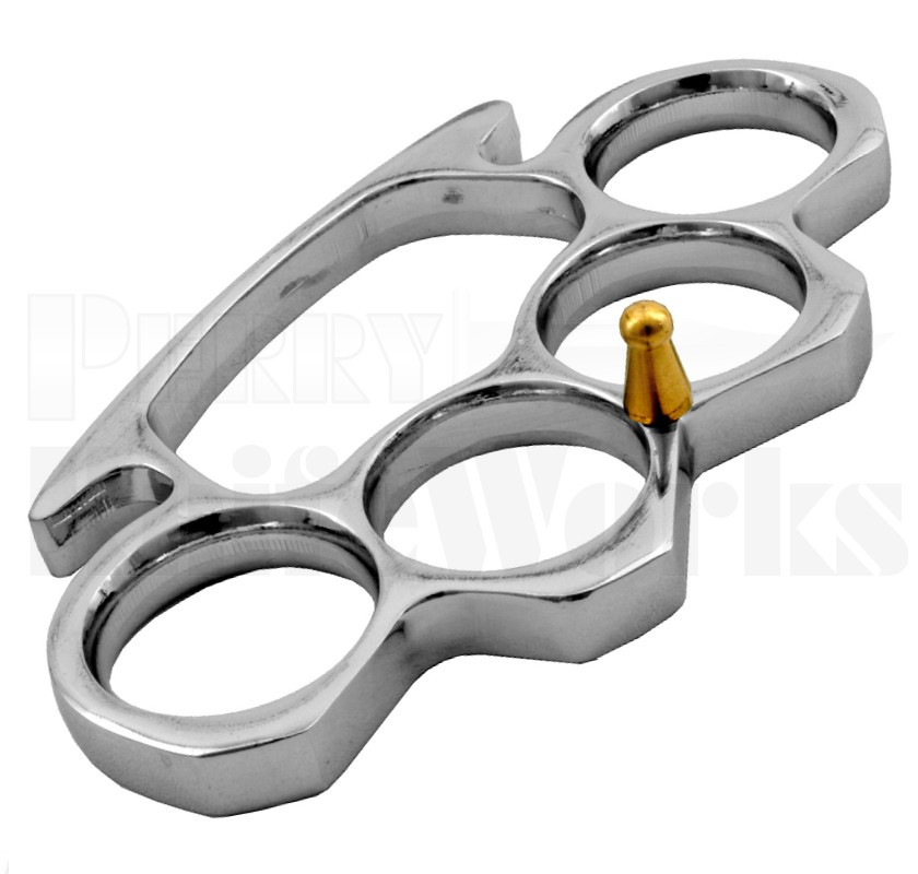 Devils Fist Heavy Duty Chrome Belt Buckle Knuckle Weight