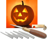 Warren Cutlery Pro Pumpkin Carving Tool Set (Satin) WC3 - Perry Knifeworks