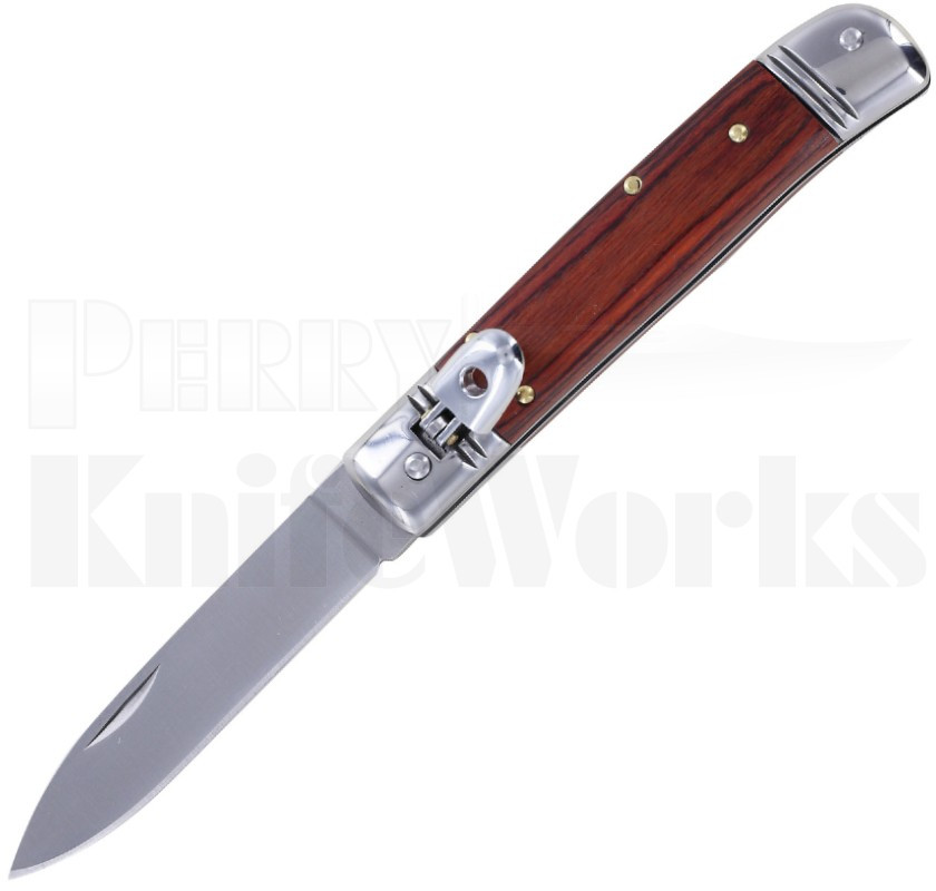 Milano 8" Lever Lock Automatic Knife Wood l **For Sale**