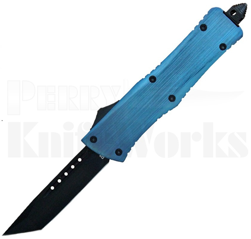 Delta Force Elite Model-A Tanto Automatic Knife Blue l 3.2" Blade